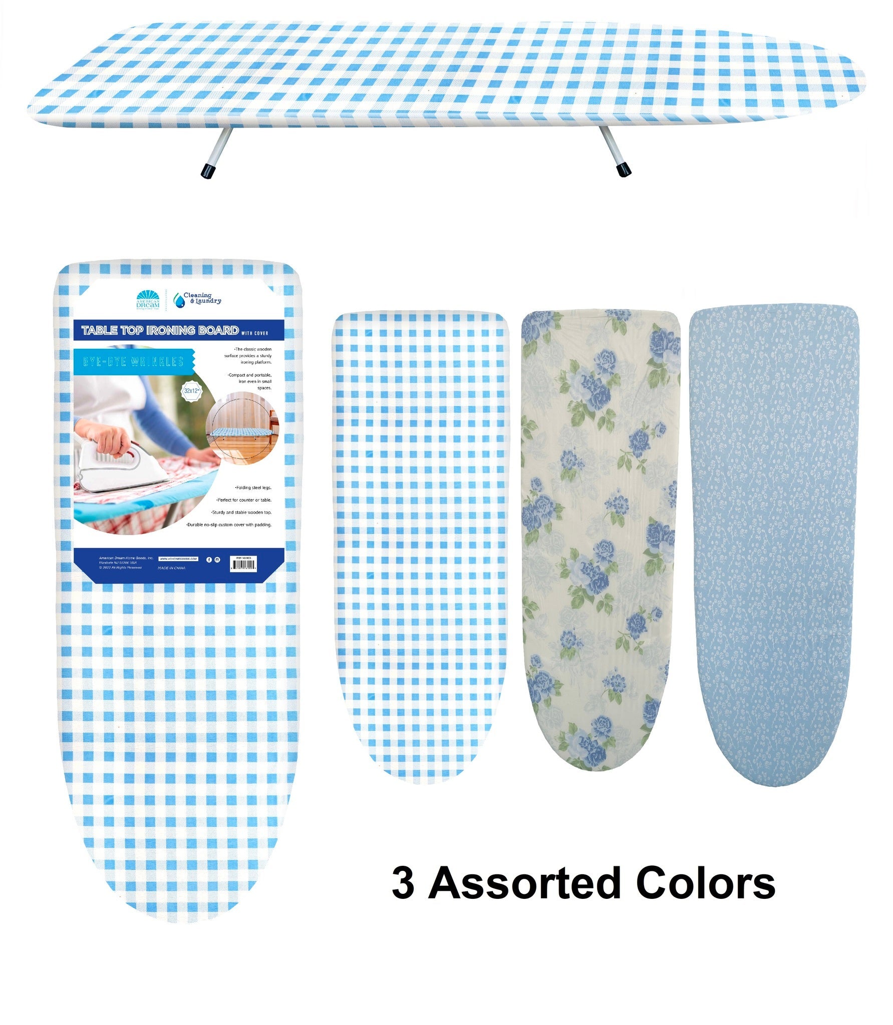 32" x 12" TableTop Ironing Board – Sama Department Store
